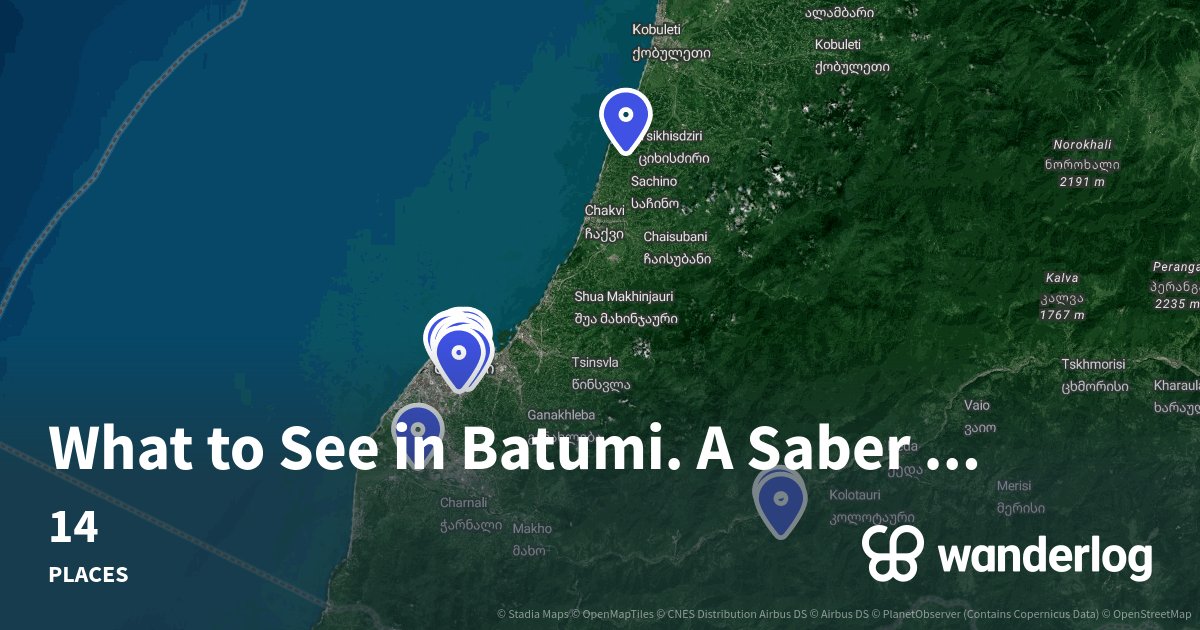 What to See in Batumi. A Saber Viajando – Wanderlog