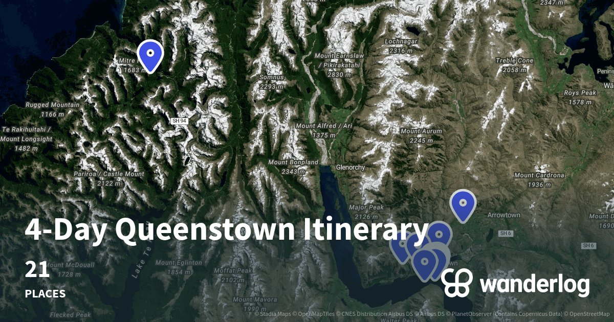 4-Day Queenstown Itinerary – Wanderlog