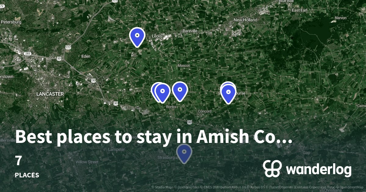 Best places to stay in Amish Country, Pa – Wanderlog