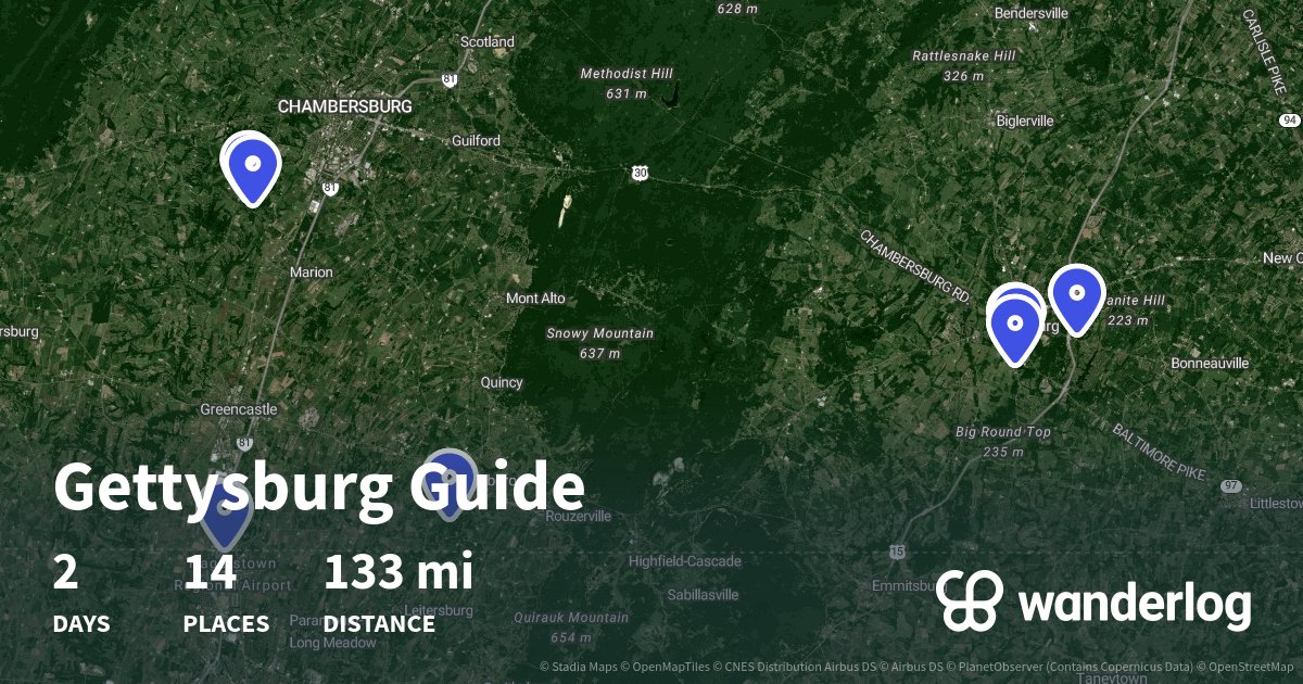 Gettysburg Guide – Wanderlog