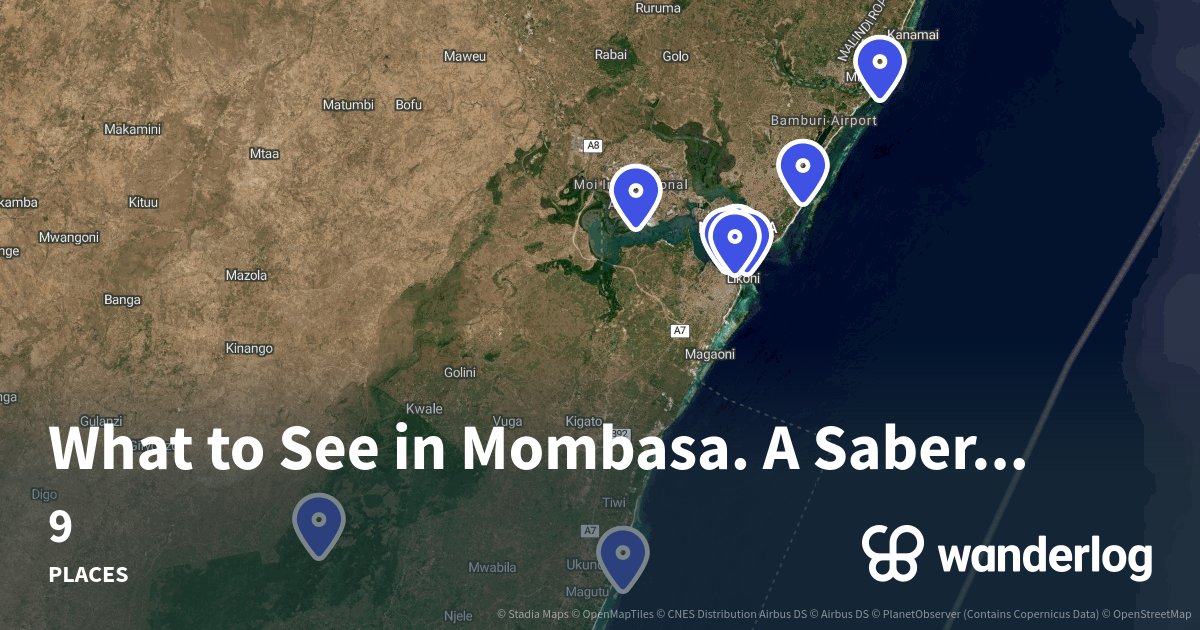 What to See in Mombasa. A Saber Viajando – Wanderlog