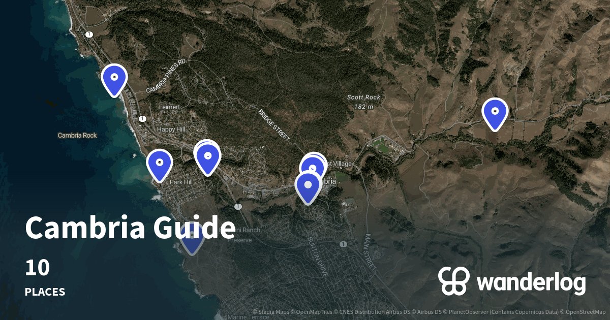 Cambria Guide – Wanderlog