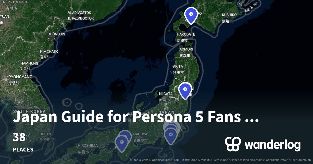 Japan Guide for Persona 5 Fans (Including P5 Royal and P5 Strikers ...